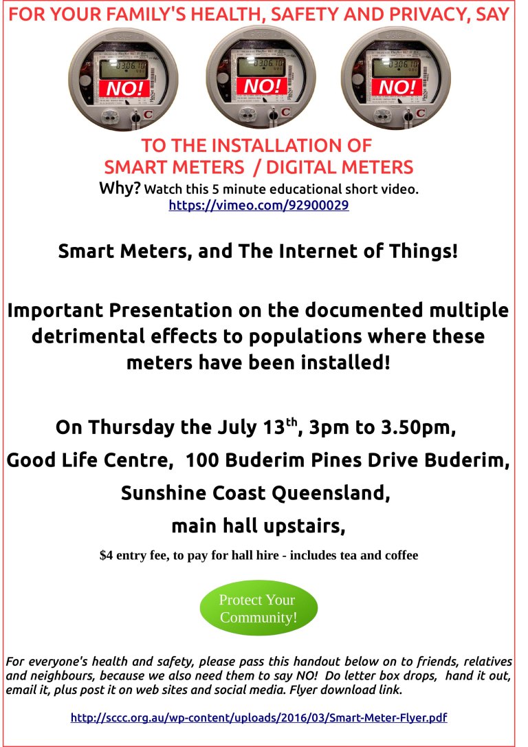 Smart Meters and the Internet of Things presentation | Stop Smart ...